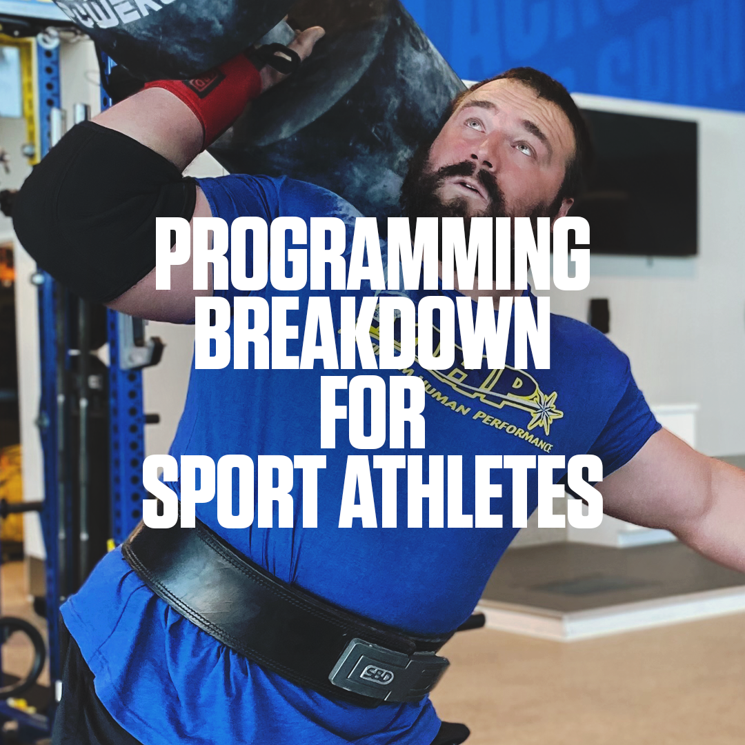 Programming Breakdown for Traditional and Strength Sport Athletes - MHP ...