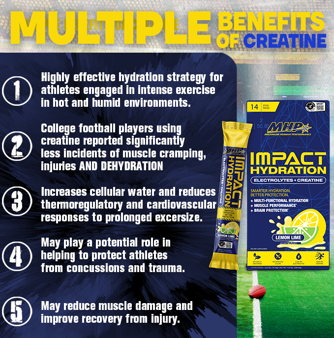Impact Hydration Electrolyte Creatine Stick Pack - 14ct – MHP Strong