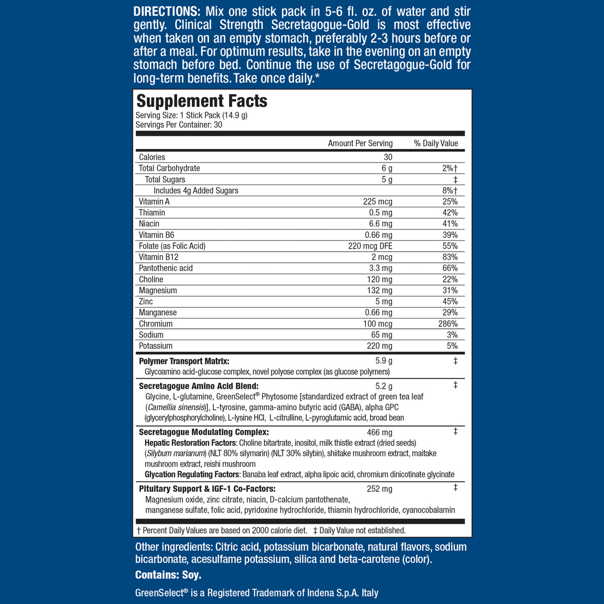 Secretagogue Gold - GH Enhancer - MHP Strong