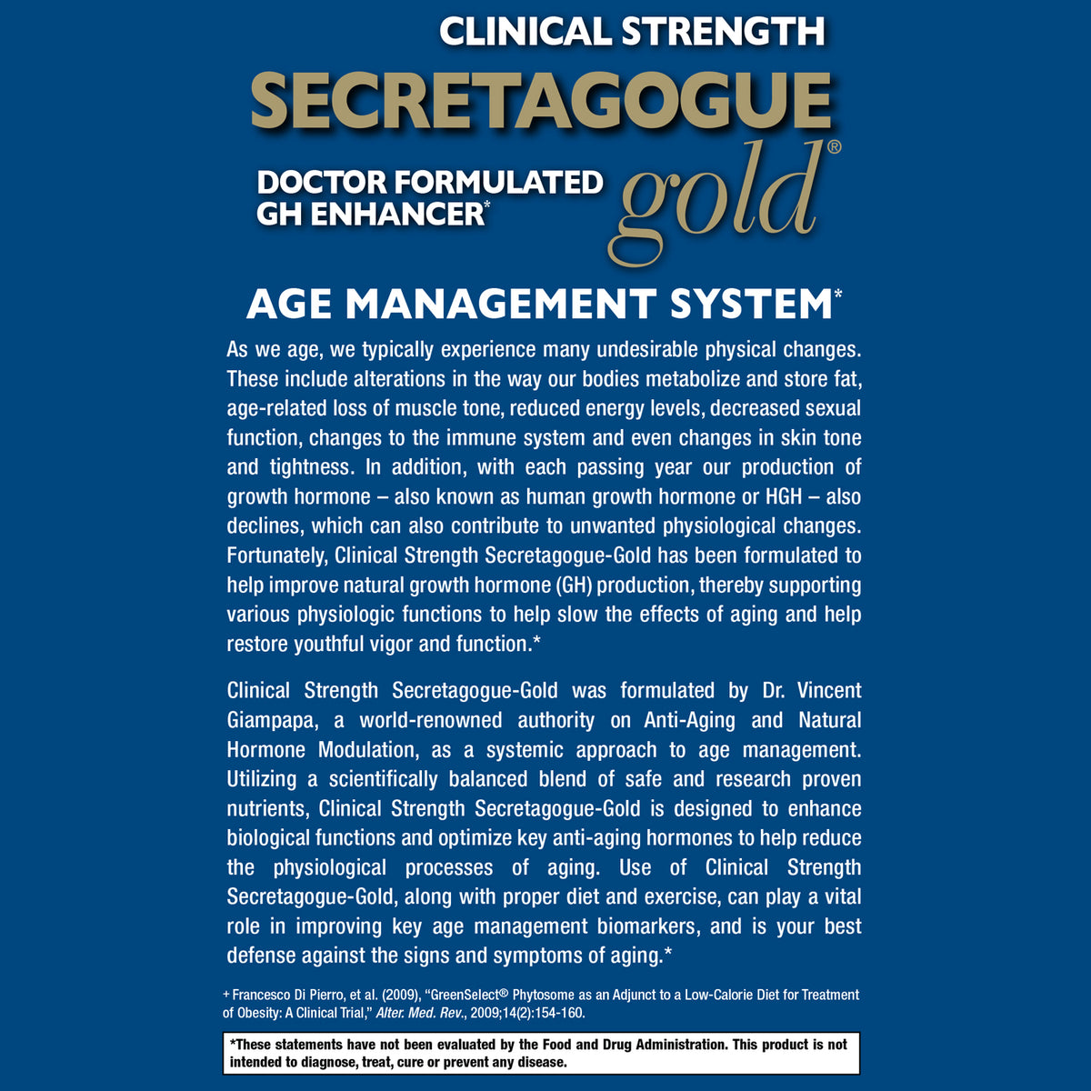 Secretagogue Gold - GH Enhancer - MHP Strong